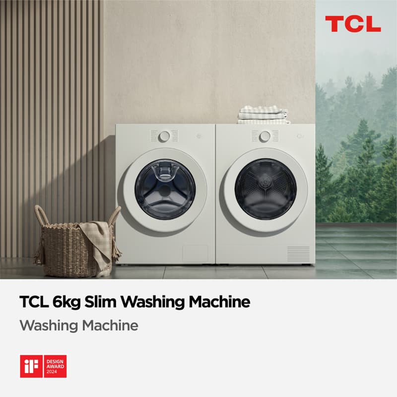 TCL 6kg Slim Washing Machine