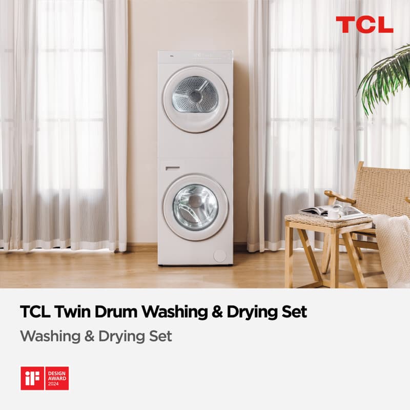TCL Twin Drum Washing & Drying Set
