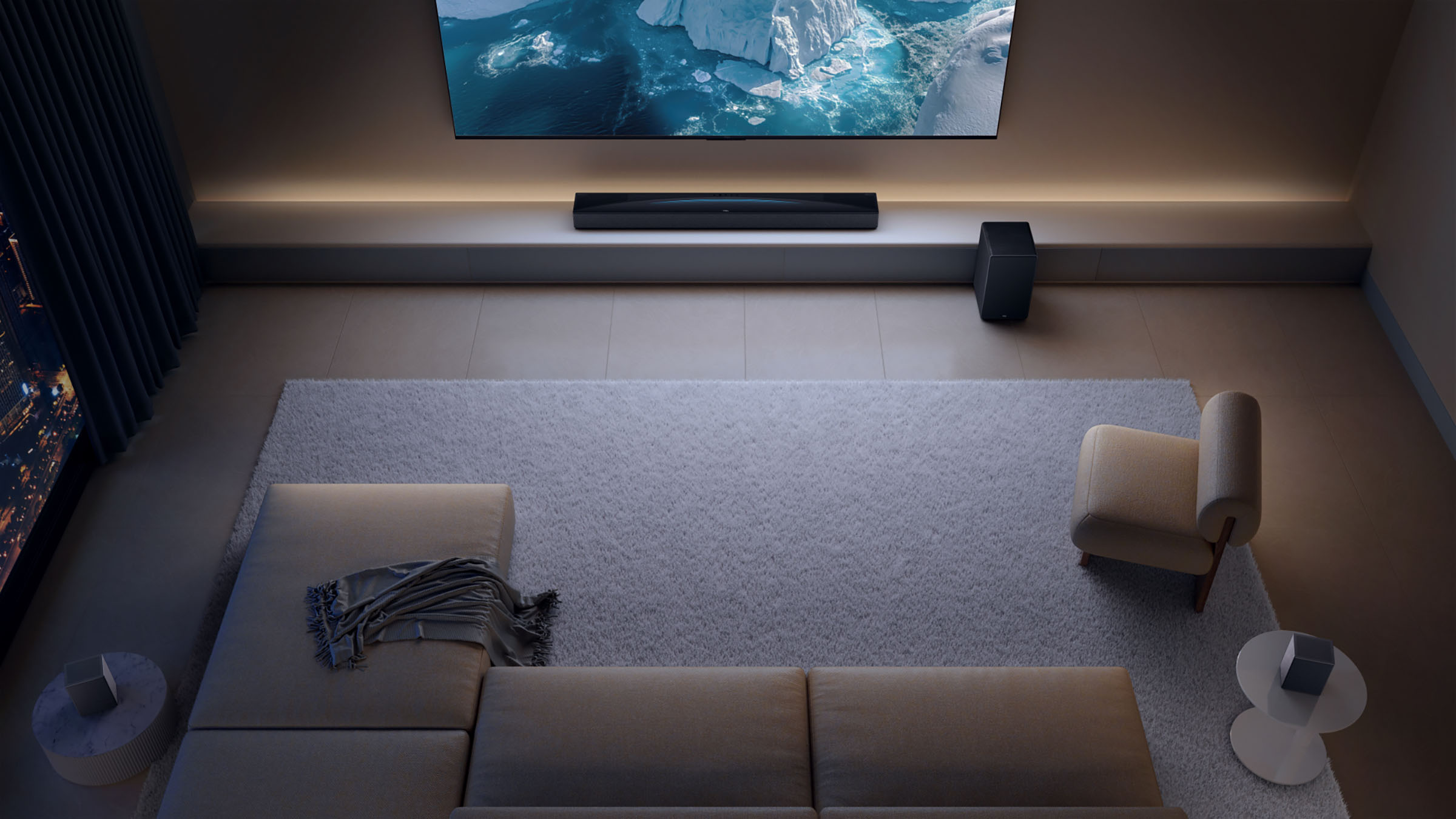 Sound Bar-TCL Q85H Pro 7.1.4ch Flagship Home Theater Soundbar | TCL Malaysia TCL Q85H Pro 7.1 ...