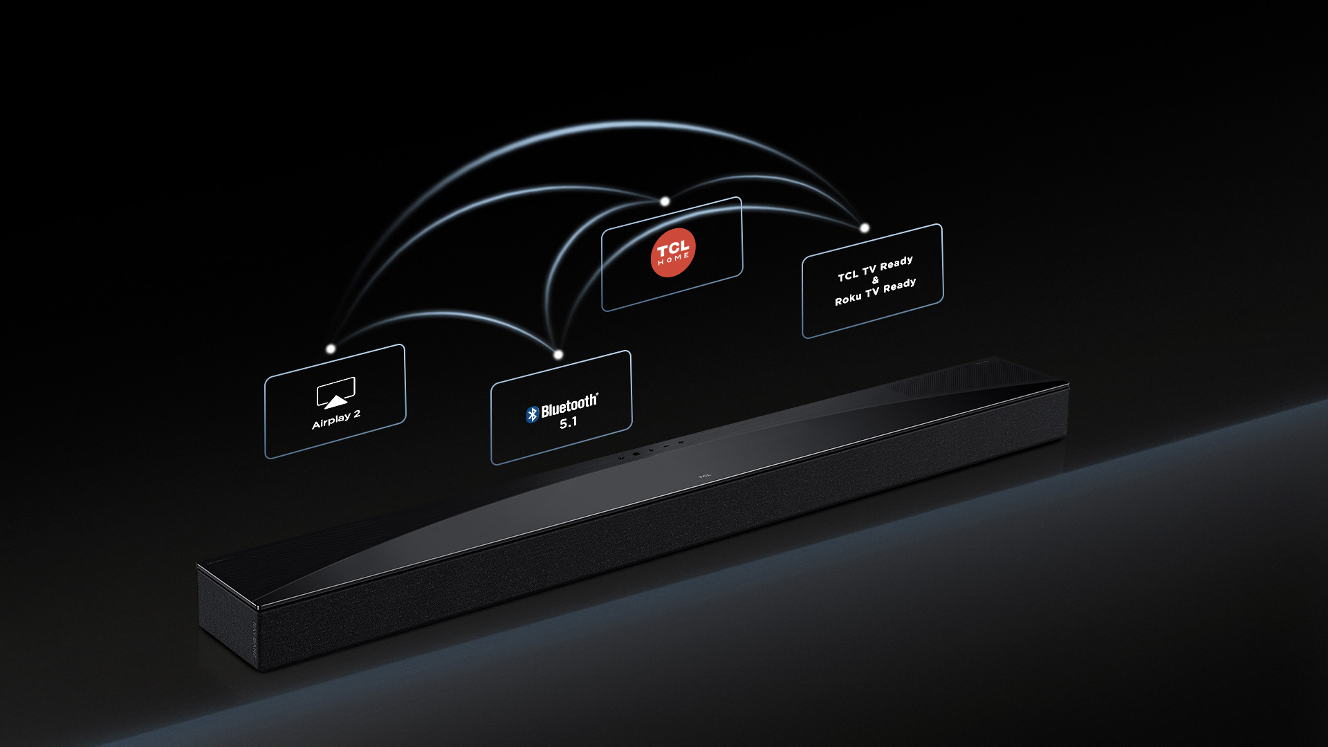 TCL Q85 Series 7.1.4 Soundbar with Ray•Danz Technology and Wireless ...