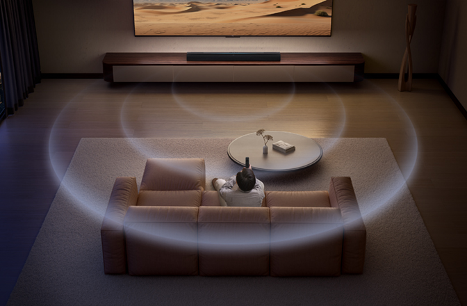 TCL Q85 Series 7.1.4 Soundbar with Ray•Danz Technology and Wireless ...