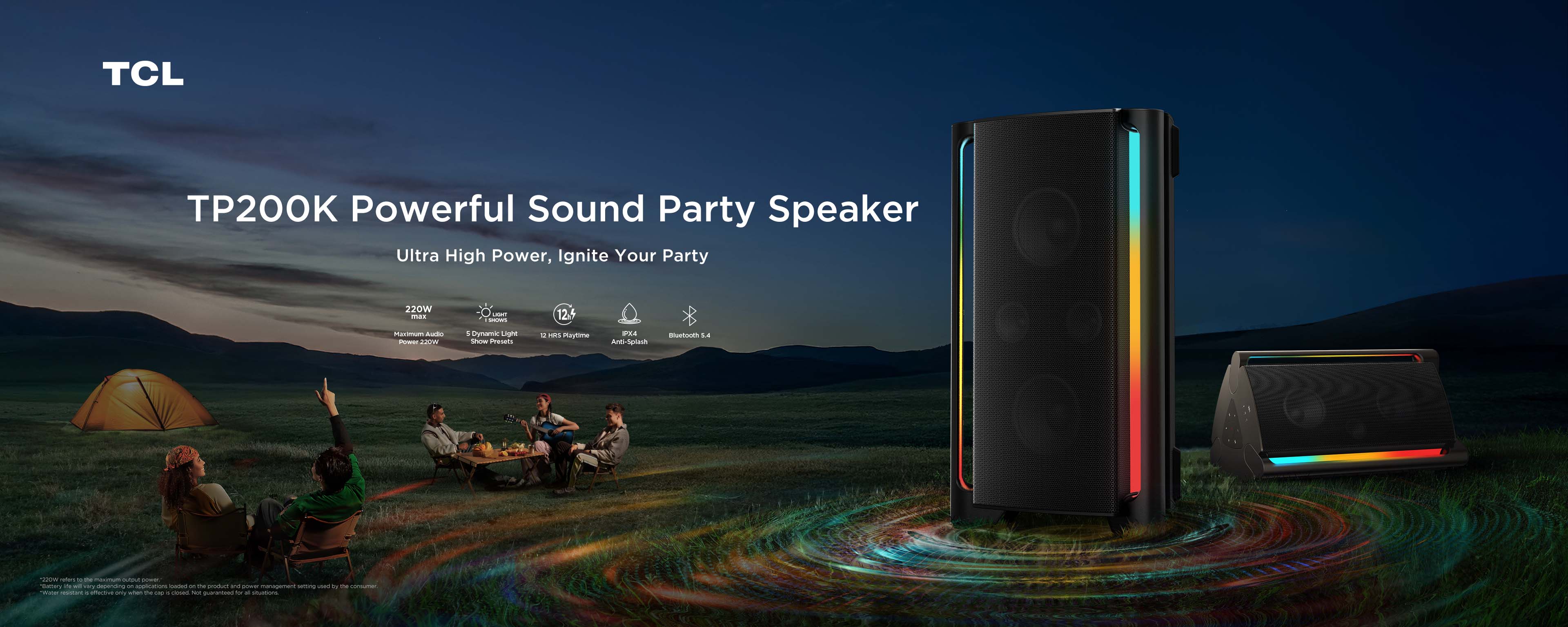 TCL TP200K Powerful Sound Party Speaker | TCL Iraq