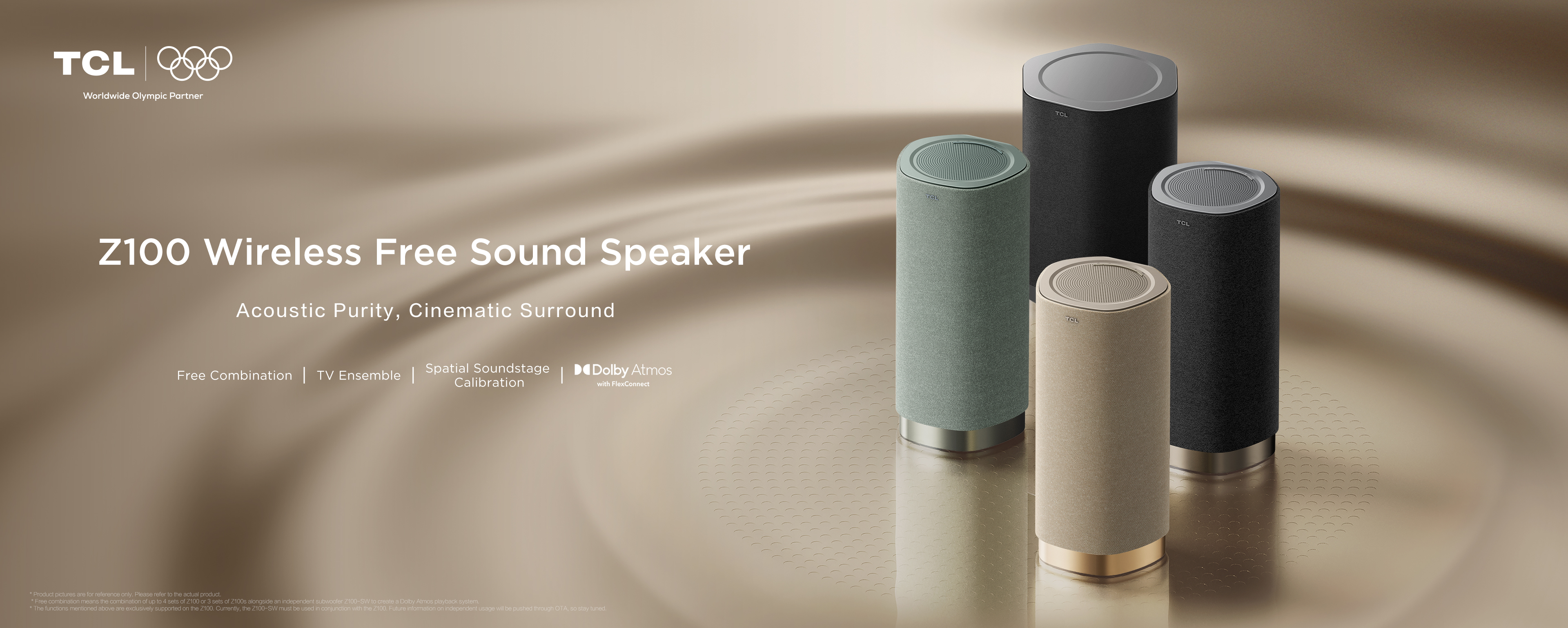 TCL Z100 Wireless Free Sound Speaker-1.1.1 Channels | TCL Global