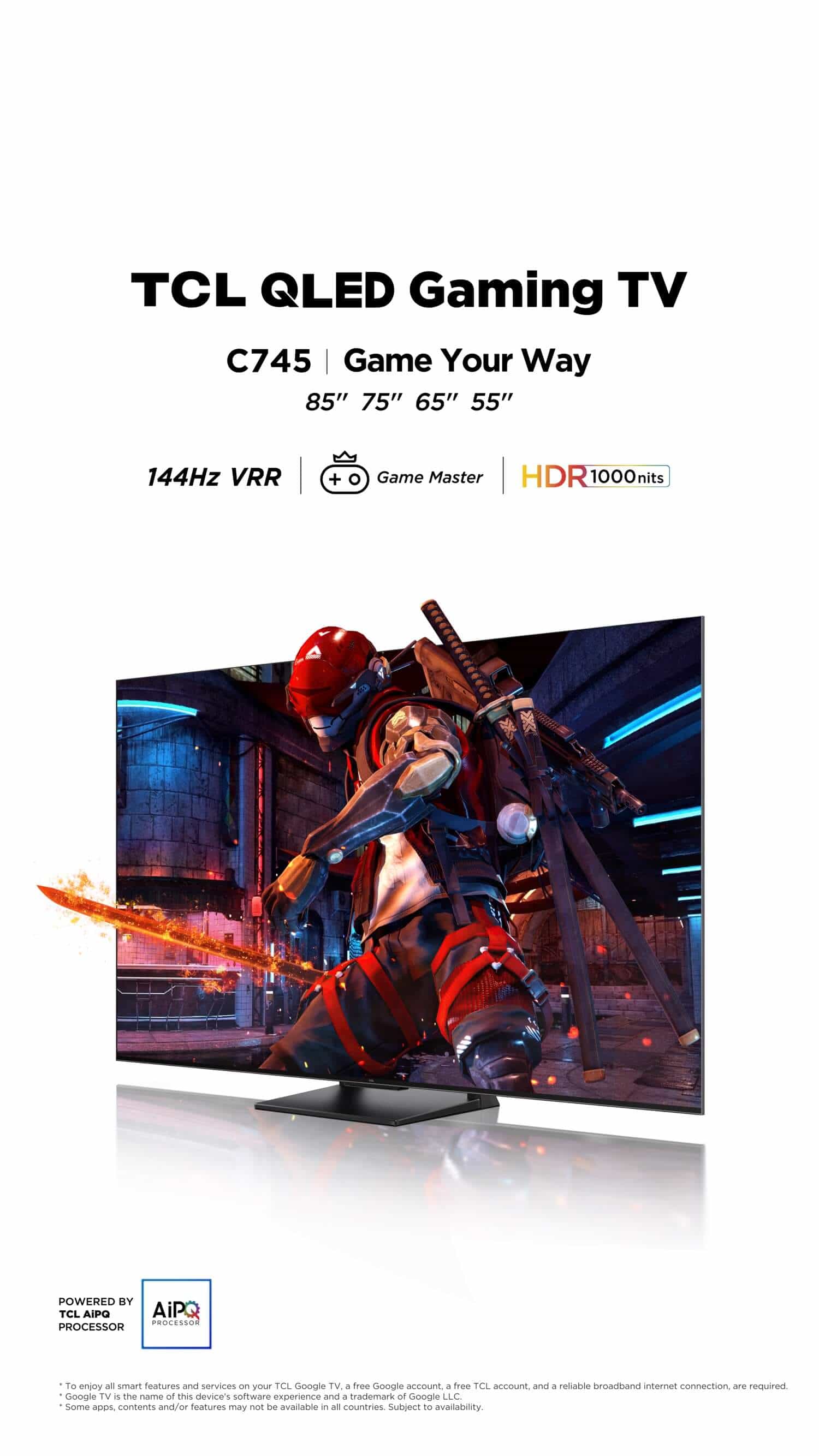TCL C745 QLED Gaming TV | TCL Global