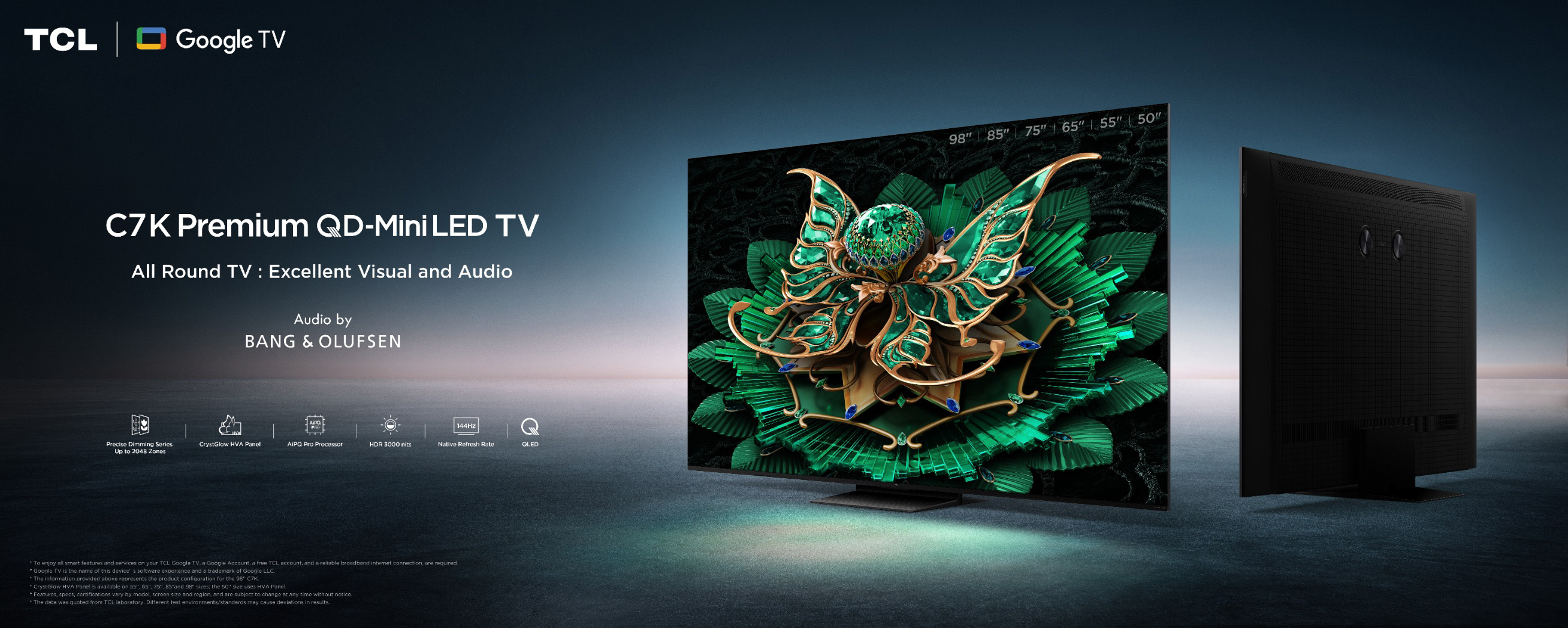 Tcl Tv C7k Premium Qd Miniled Tv 50 To 115 Inch Tcl Global