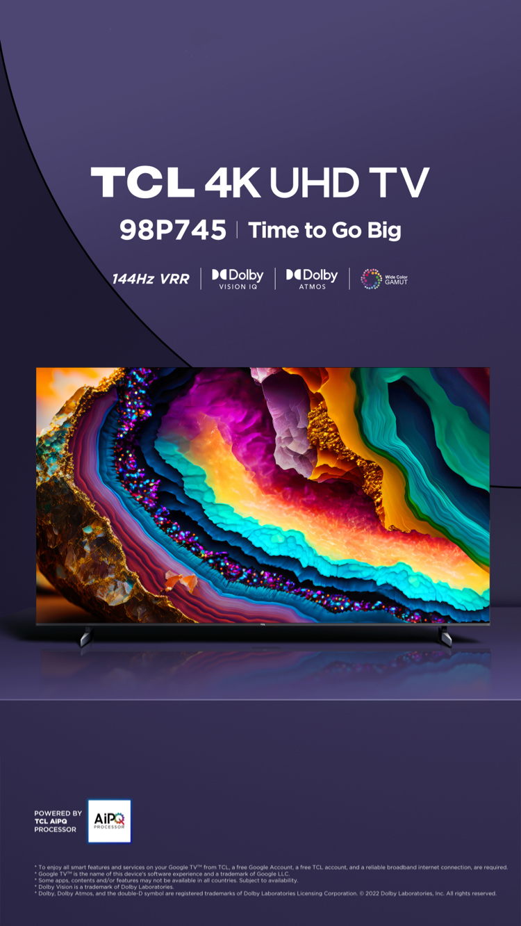 TCL 98P745 98" 4K UHD TV - TCL Europe