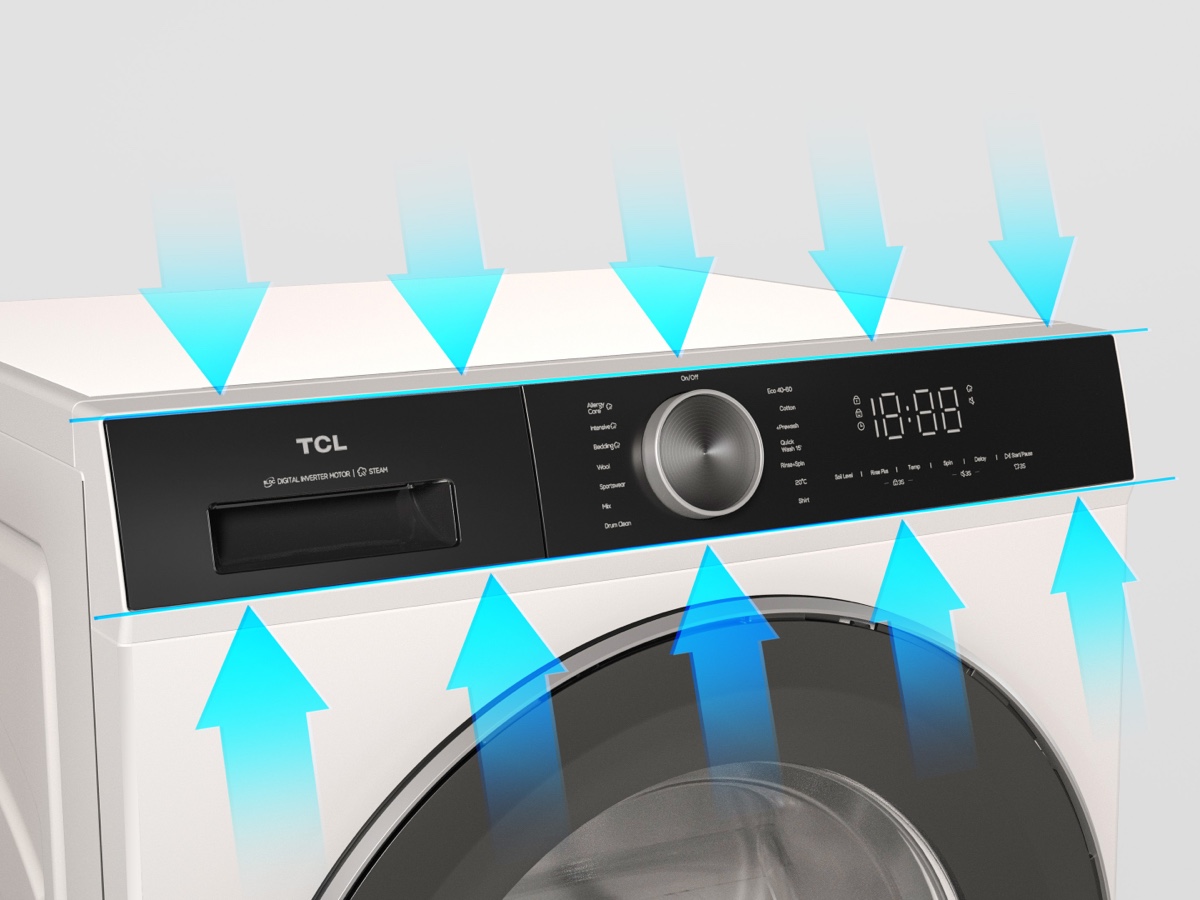 Washing machine-TCL Washing Machine P12FLW-Front Loading Washer P12-TCL ...