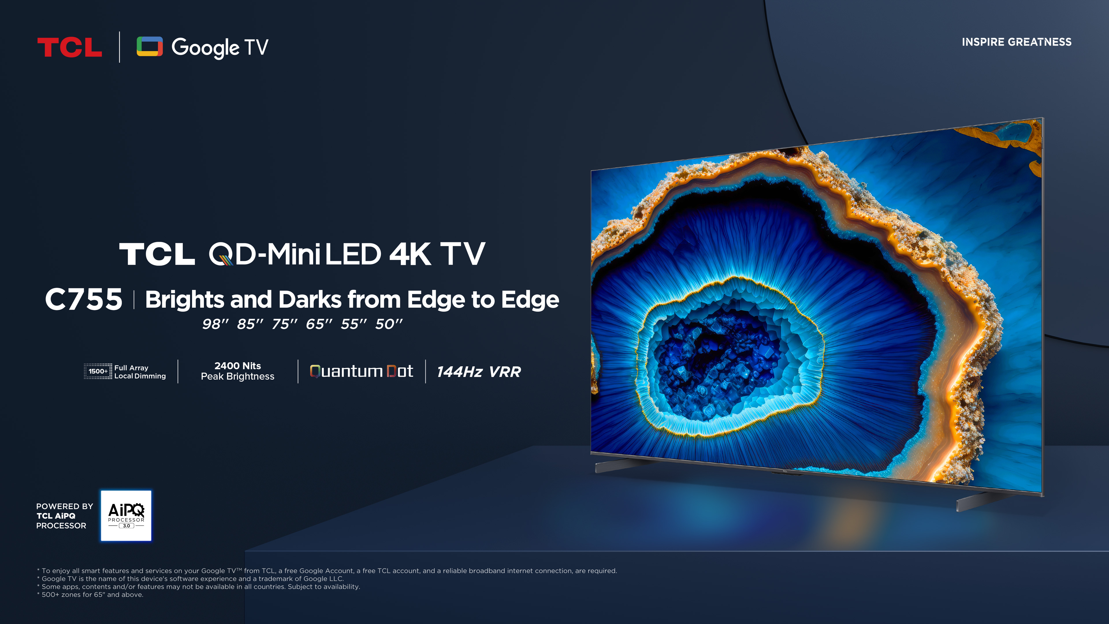 TCL C755 QD-Mini LED 4K TV - TCL Australia