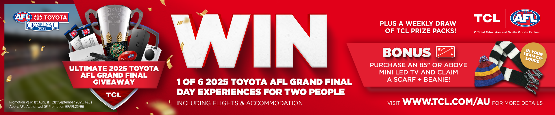 TCL | AFL | Ultimate 2025 Toyota AFL Grand Final Giveaway