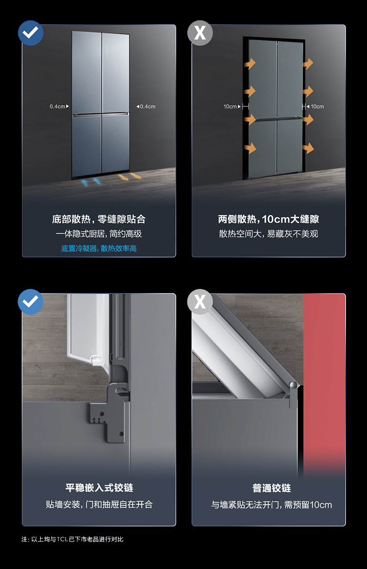 超薄零嵌系列冰箱R460P12-UQ