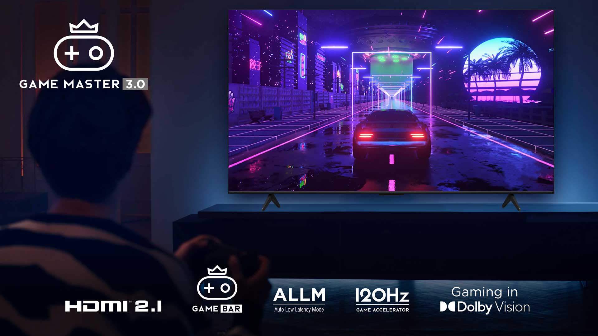 TCL 85"V6B 4K HDR TV with Google TV and Game Master 3.0 - TCL Europe