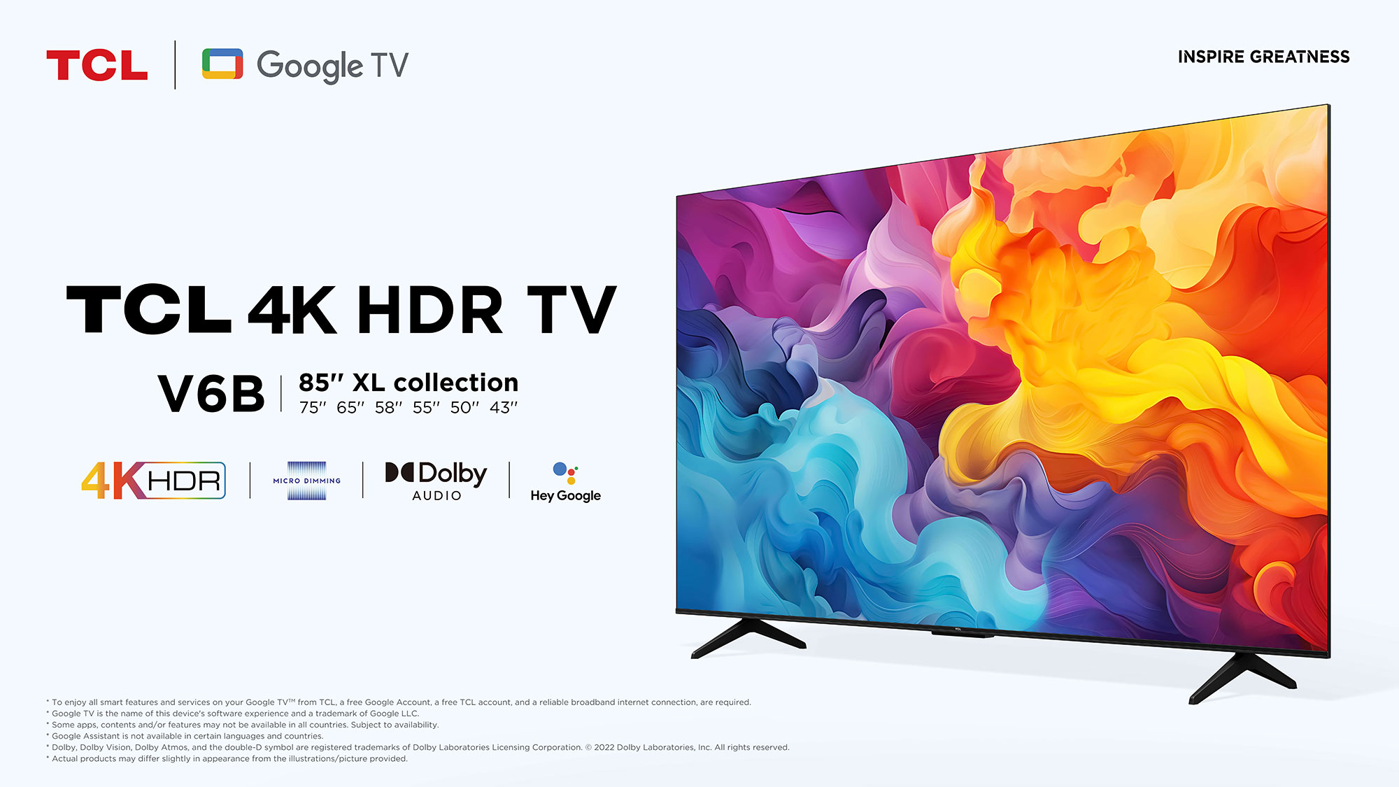 TCL V6B 4K HDR TV - TCL Europe