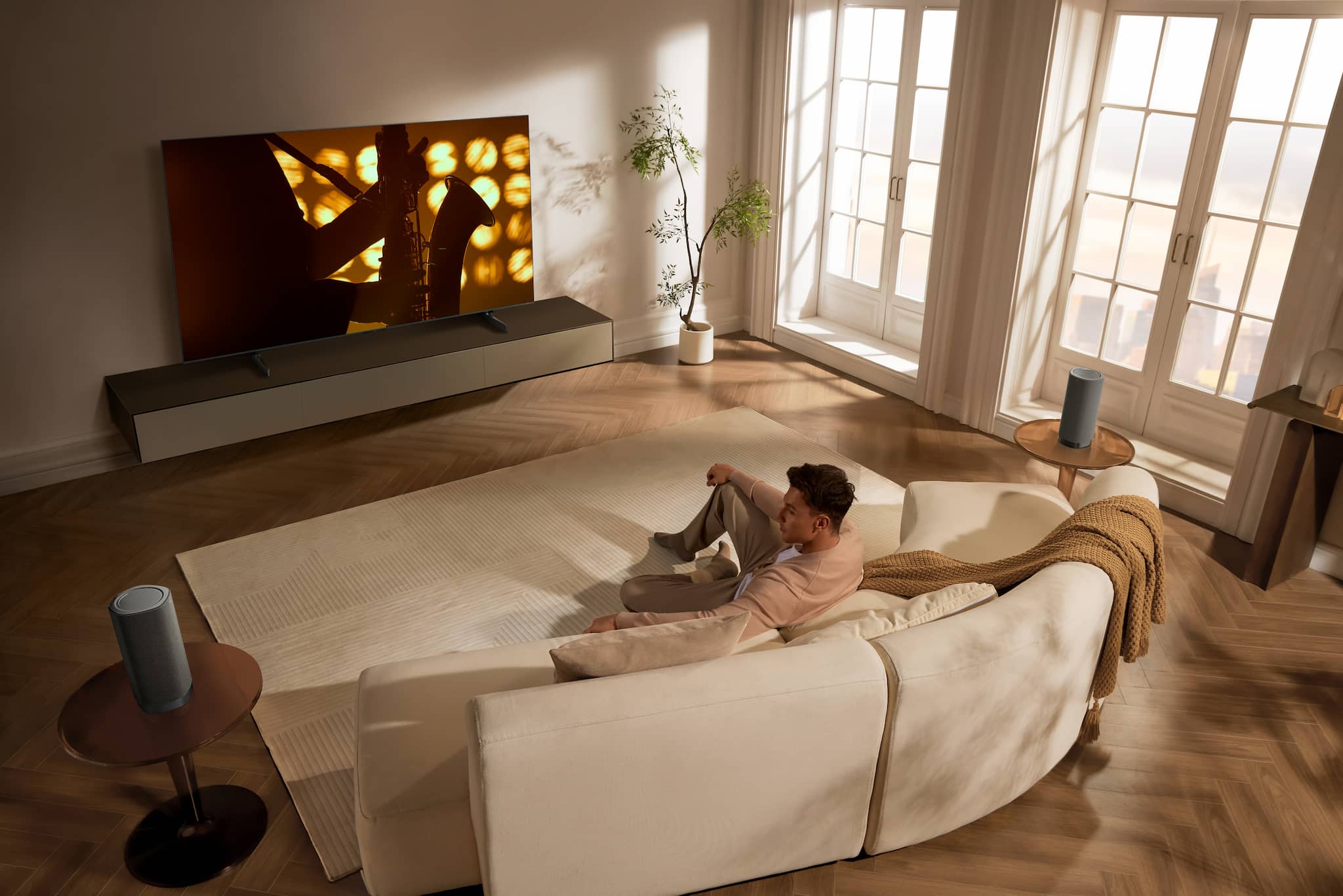 TCL dévoile la Z100 : la première enceinte sans fil au monde compatible Dolby Atmos FlexConnect ...