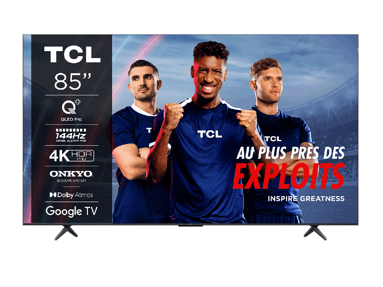 4K 144HZ QLED TV 85/75/65/55 inches - T8B - TCL France