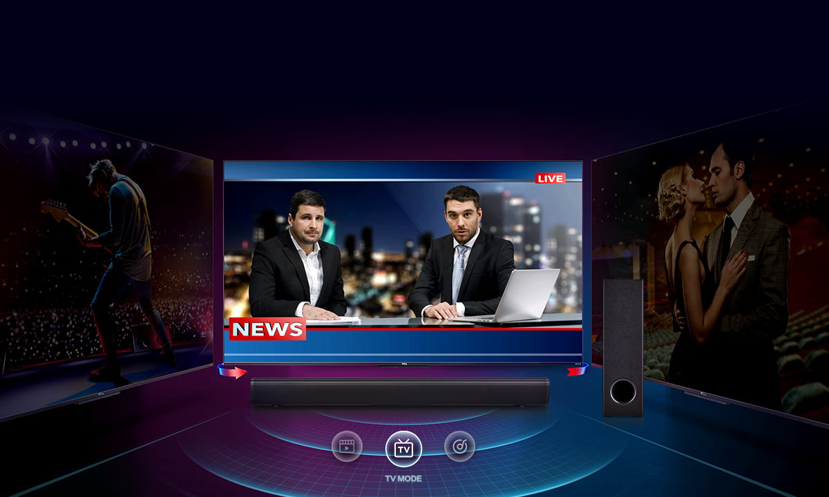 TCL 2.1ch Home Theater Soundbar - S332W