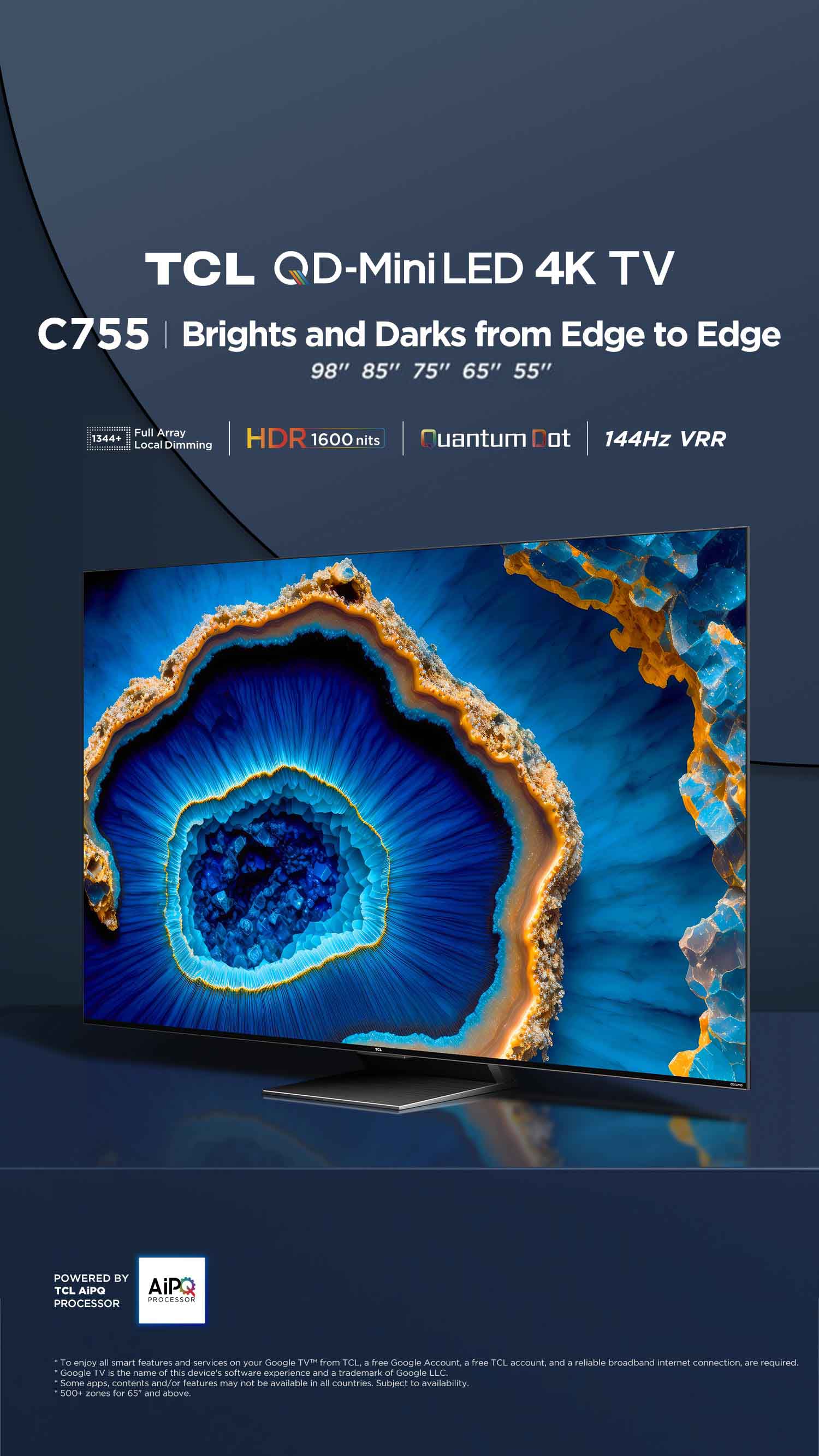 TCL C755 QD-Mini LED 4K TV