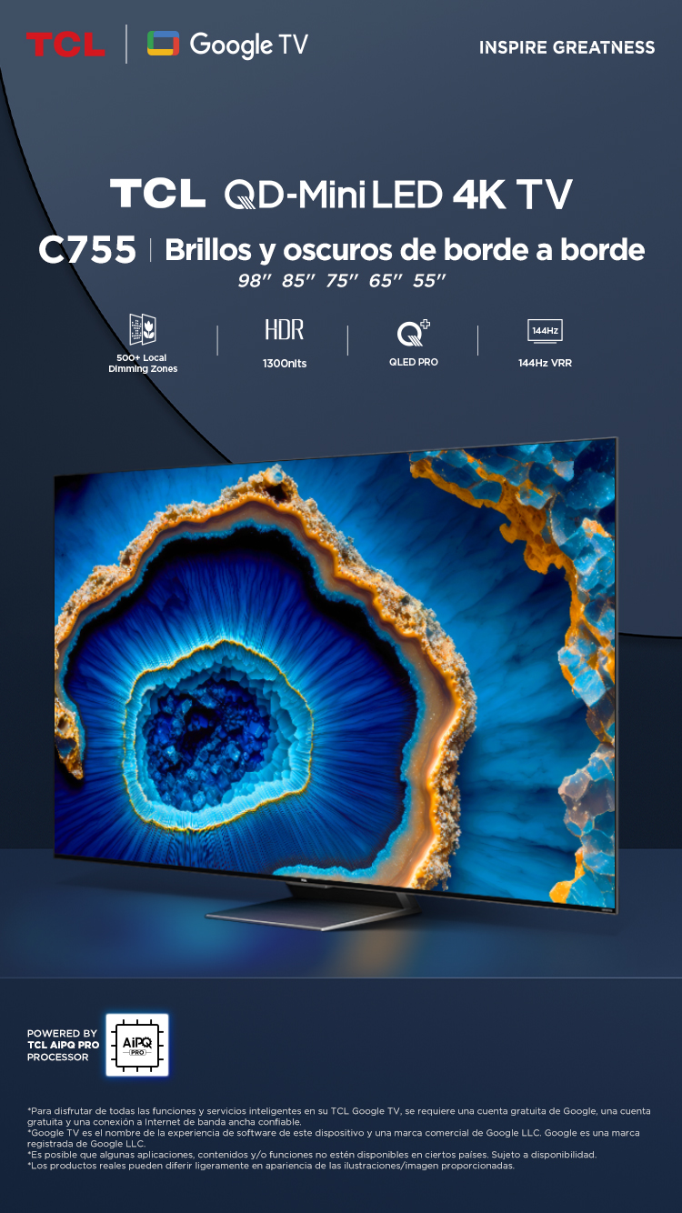Televisor TCL C755 QD-Mini LED 4K - TCL Colombia