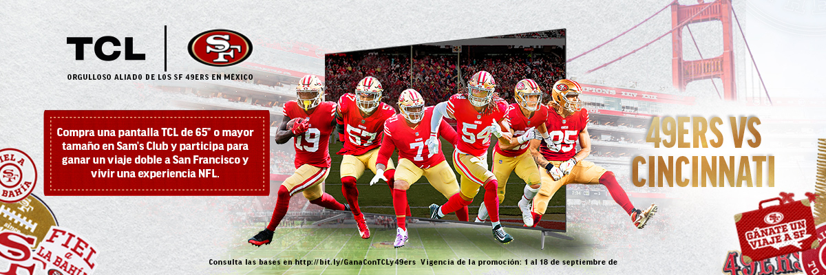 Participa para ganar una experiencia NFL con los San Francisco 49ers