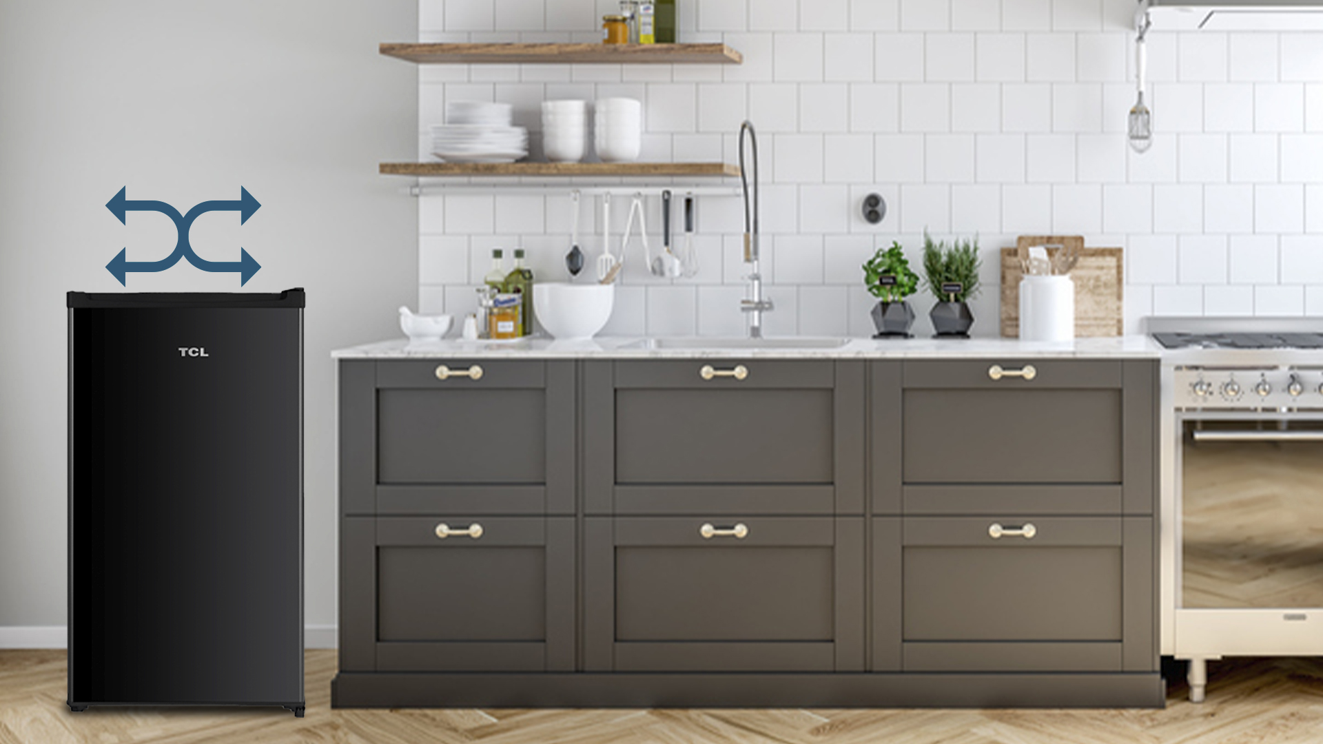 Frigobar TCL de 3.2 pies cúbicos