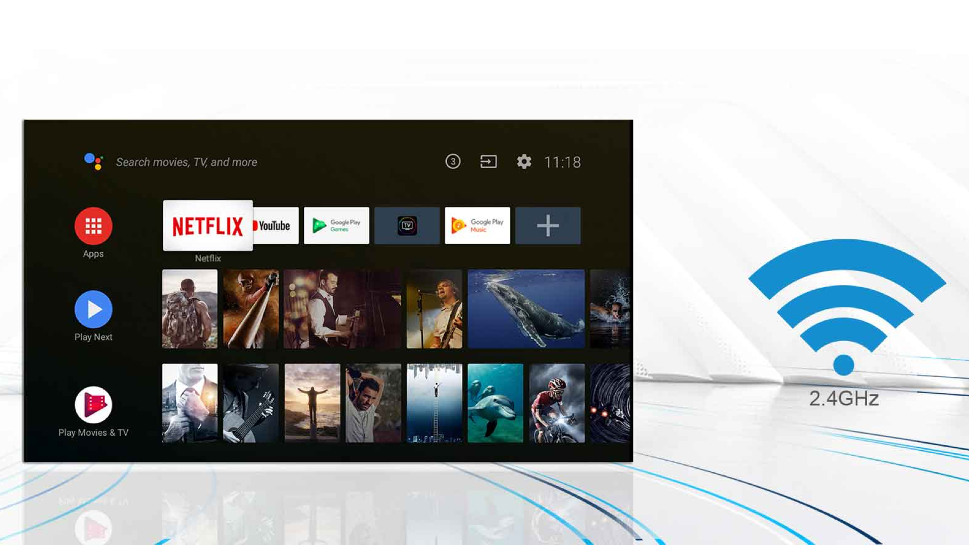 S525 TCL Direct LED HD Android TV