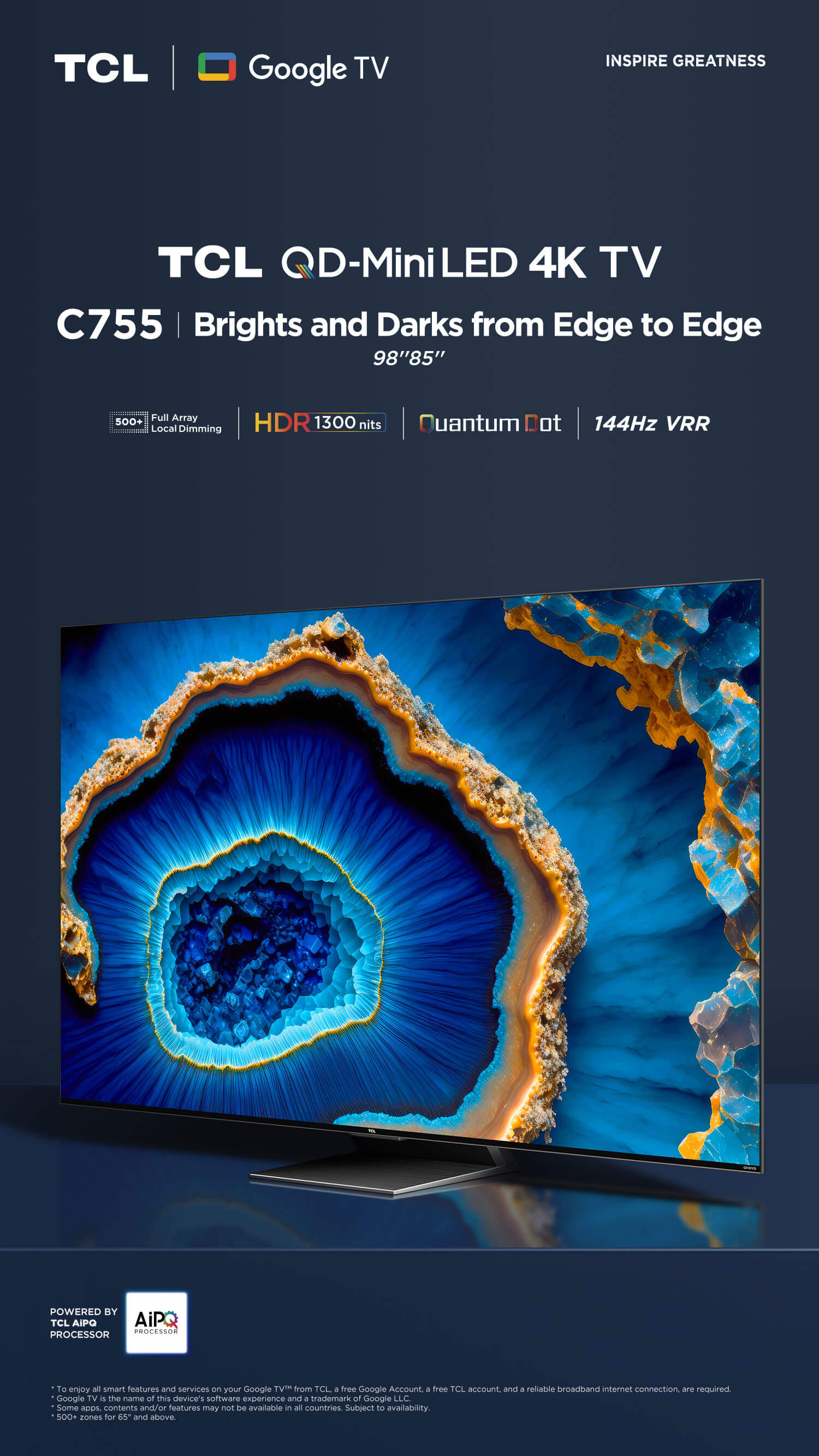 TCL C755 QD-Mini LED 4K TV - TCL West Africa