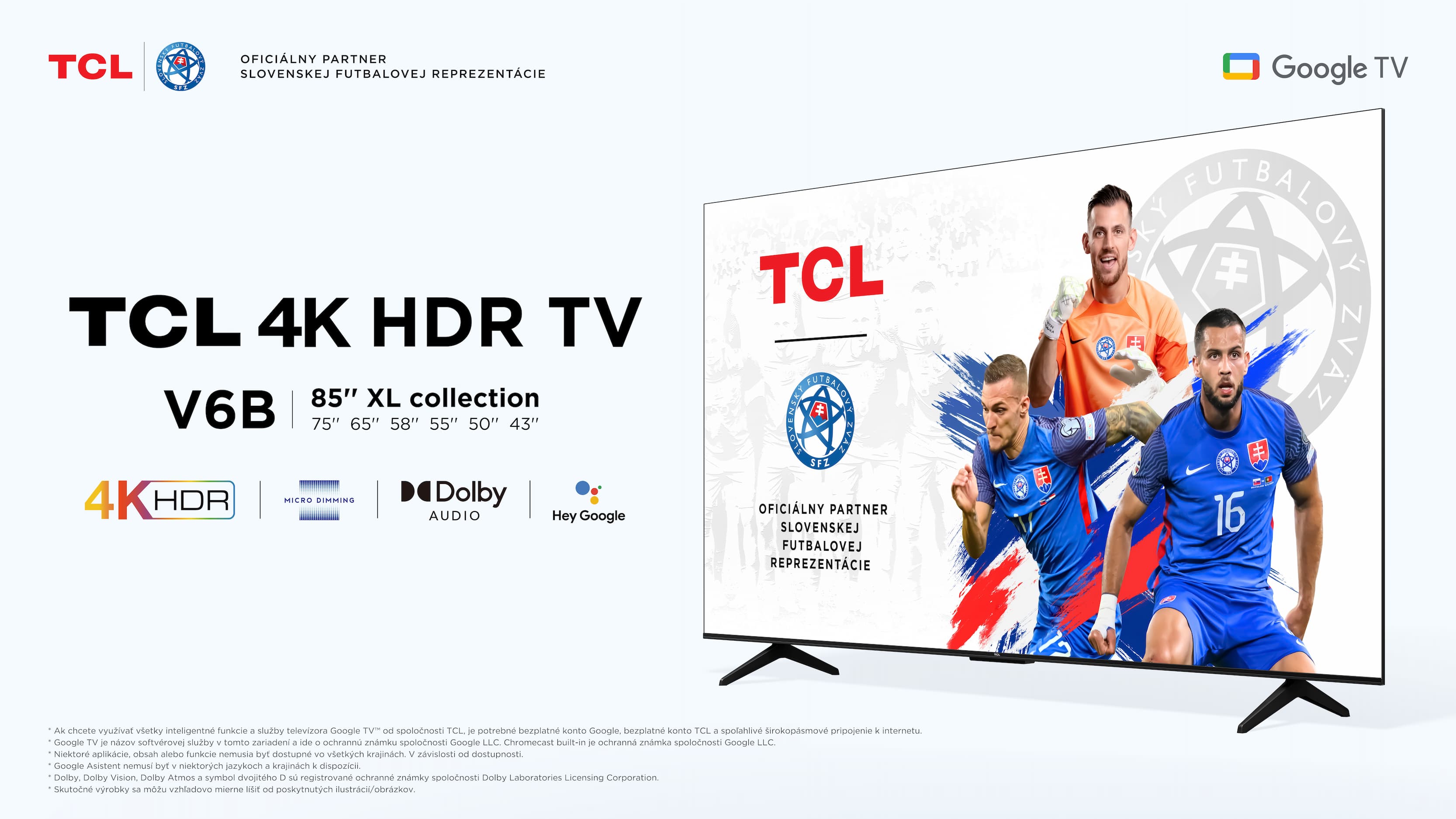 TCL V6B 4K HDR TV s operačným systémom Google TV a herným balíčkom Game ...