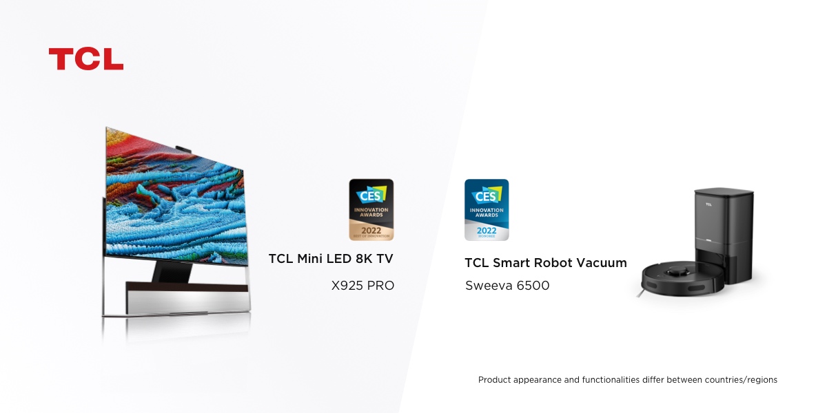 TCL 8K OD Zero Mini LED TV Receives CES 2022 Innovation Award