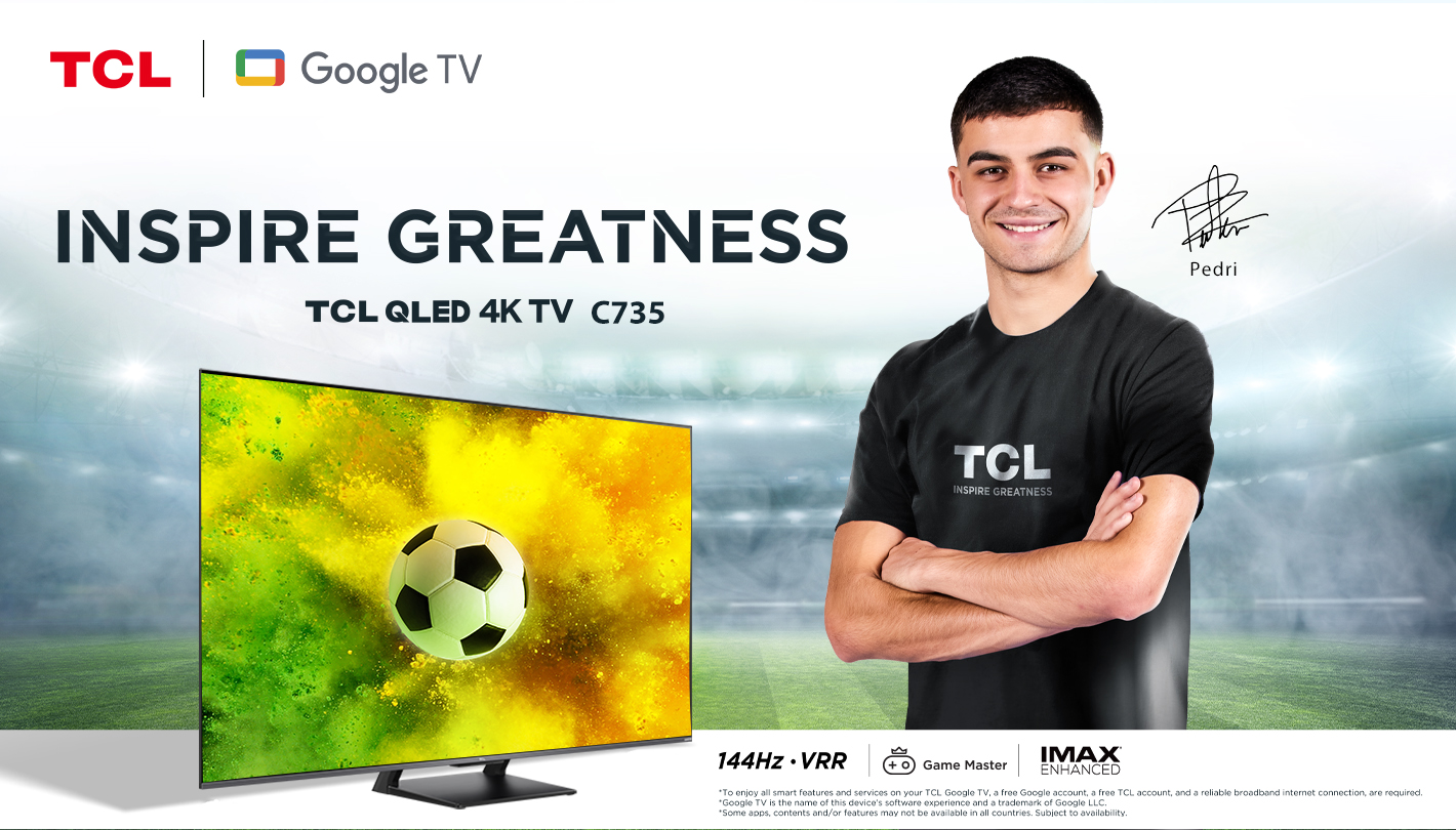 TV TCL màn hình lớn cho trận cầu đỉnh cao