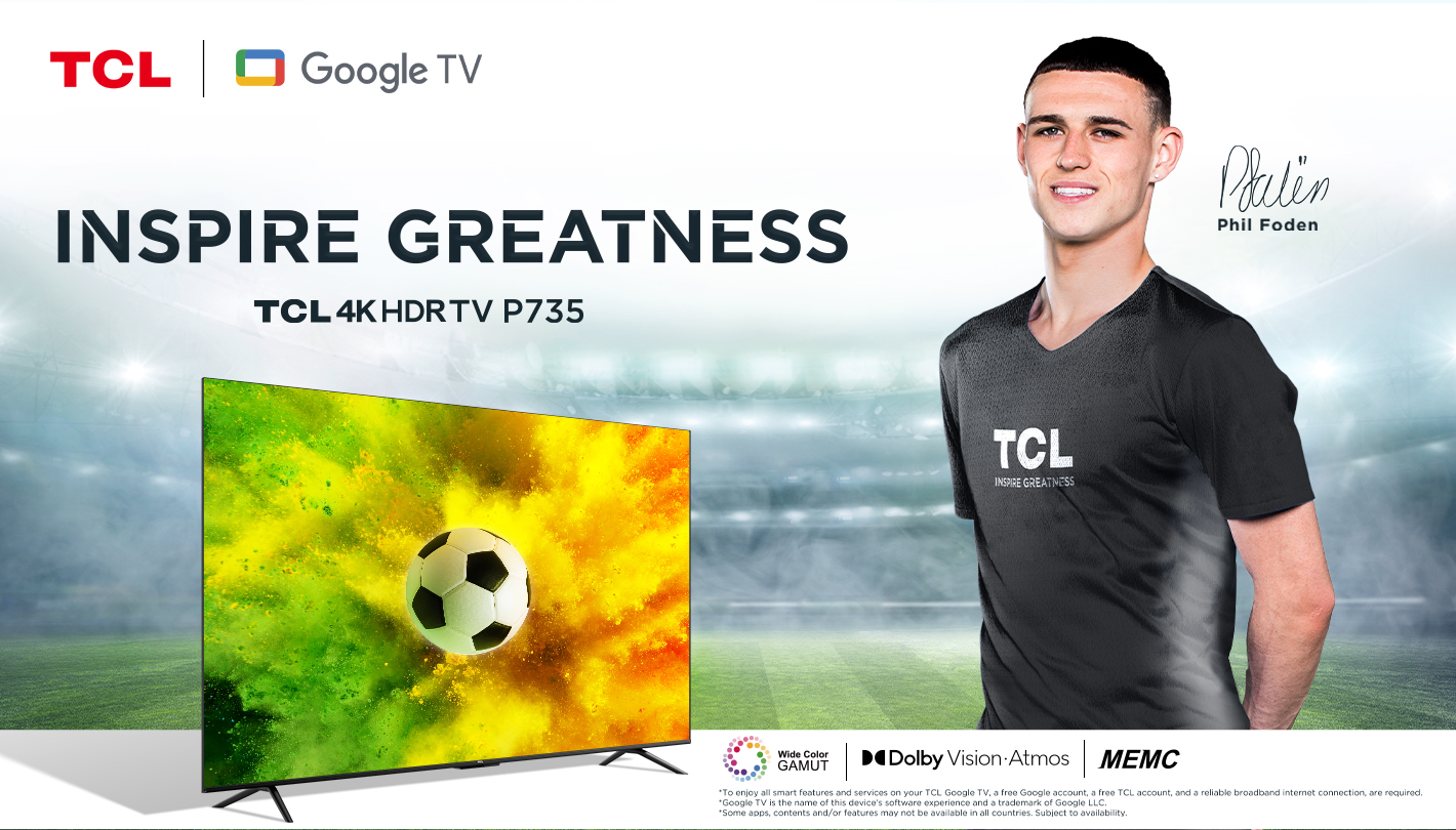 TV TCL màn hình lớn cho trận cầu đỉnh cao